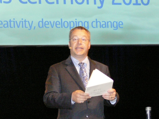 Primera intervención de Stephen Elop como presidente de Nokia • ENTER.CO