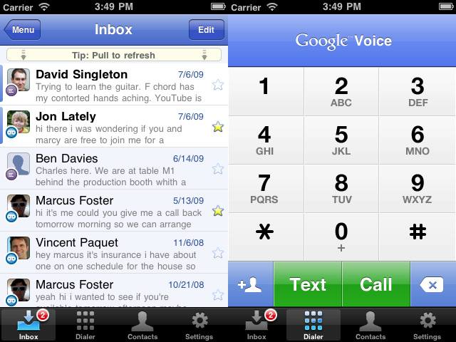 Fin de una odisea: Google Voice llega a iOS