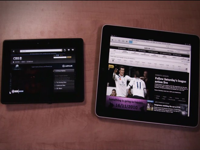 Video de RIM compara el iPad con el PlayBook • ENTER.CO