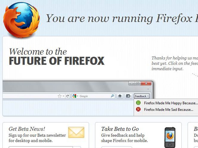 Disponible la versión beta de Firefox 5 • ENTER.CO