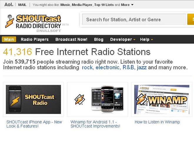 Con SHOUTcast finalizamos lo mejor de la radio y la música en la Red ...