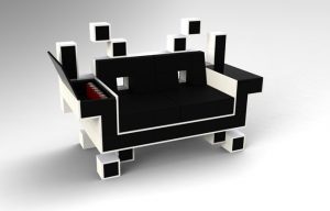 Sofá de Space Invaders [Shut Up and Take My Money] • ENTER.CO