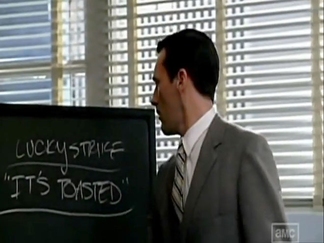 Desde el debut de Mad Men, ventas de Lucky Strike han aumentado un 70% ...