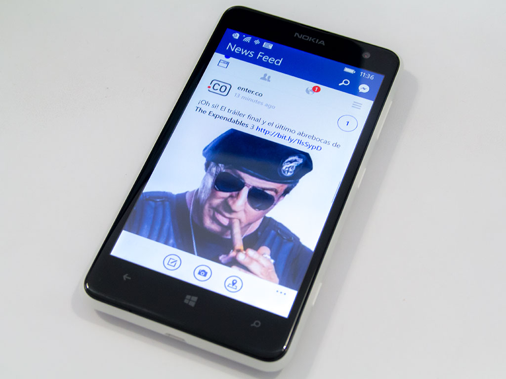 Facebook para Windows Phone ahora con soporte a Messenger · ENTER.CO