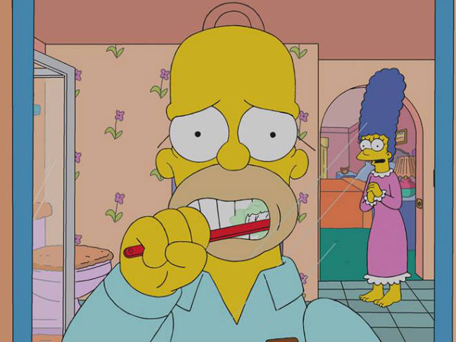 El que no podía faltar: así es el ‘Ice Bucket Challenge’ de Homero ...