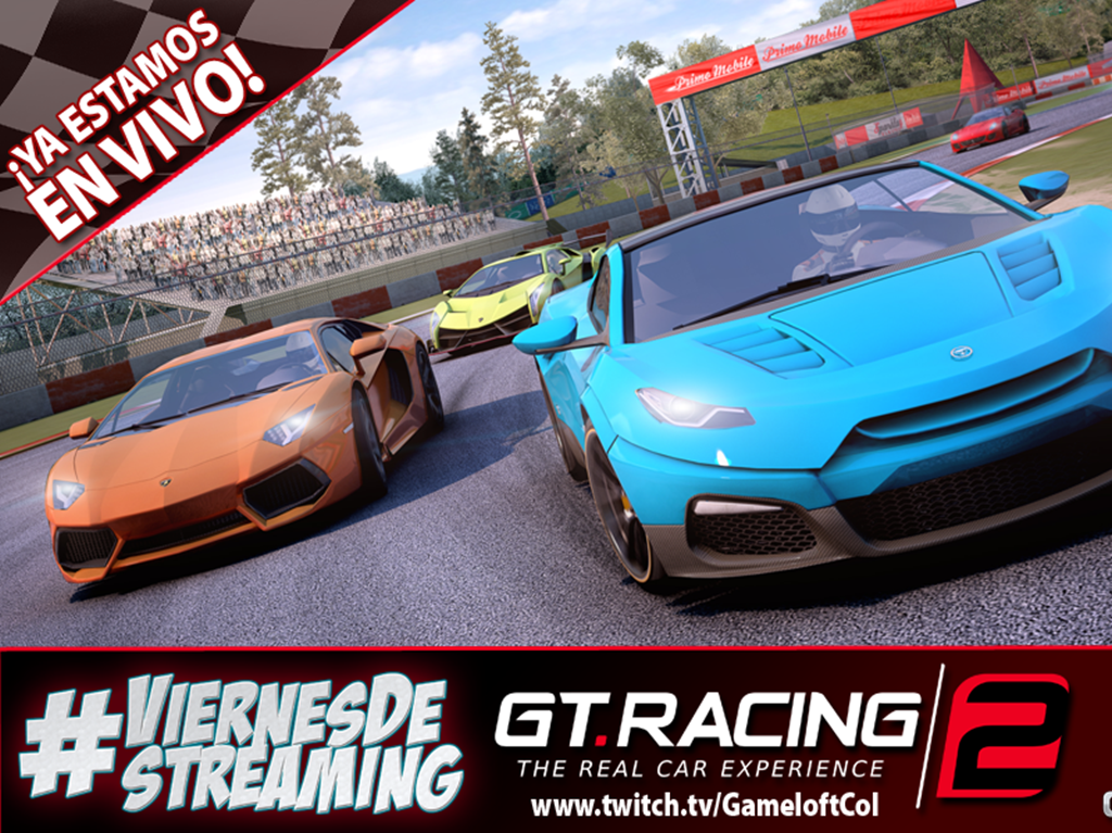 Celebra el cumpleaños de 'GT Racing 2' con nuestro streaming • ENTER.CO