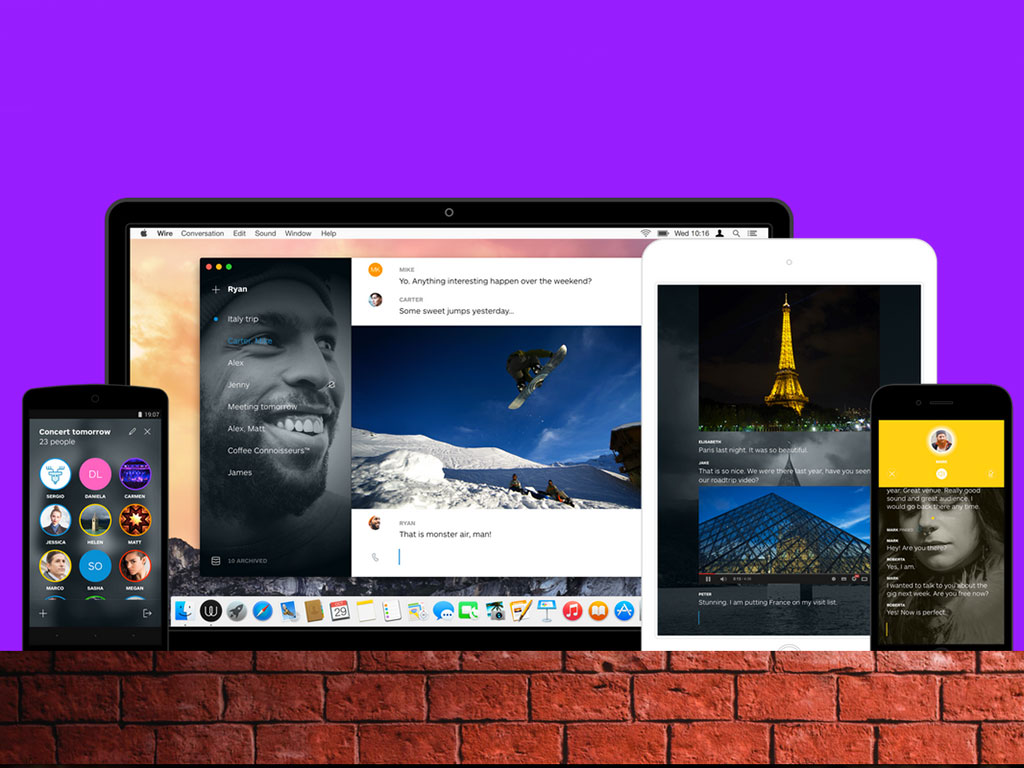 Conozcan Wire, una nueva app de chat simple y segura •ENTER.CO