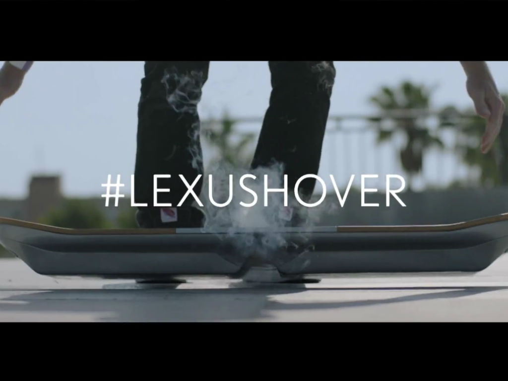 El tan esperado hoverboard de Lexus llegará el 5 de agosto