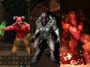 La evolución visual de los demonios de 'DOOM' • ENTER.CO