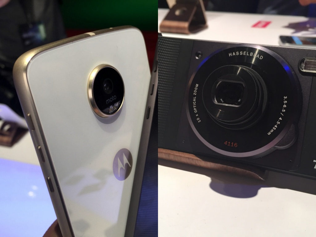 Estos son el Moto Z Play y el Moto Mod Hasselblad True Zoom • ENTER.CO