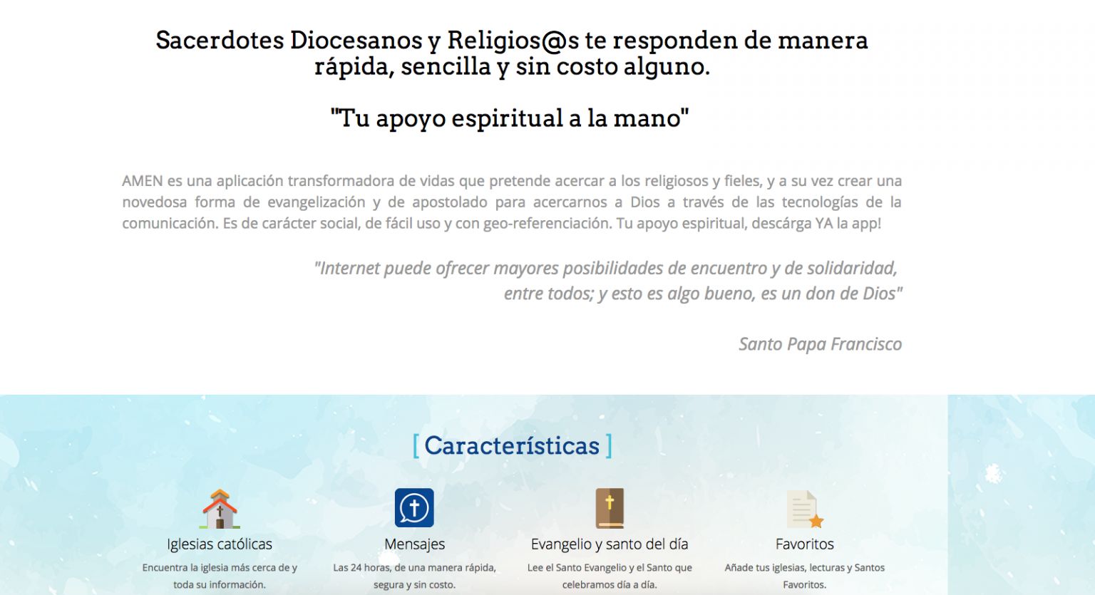 Conoce Amen app, una aplicación para recibir asesoría espiritual • ENTER.CO