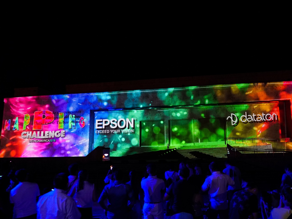 25.000 lúmenes para el Mapping Challenge de Epson en Cartagena • ENTER.CO
