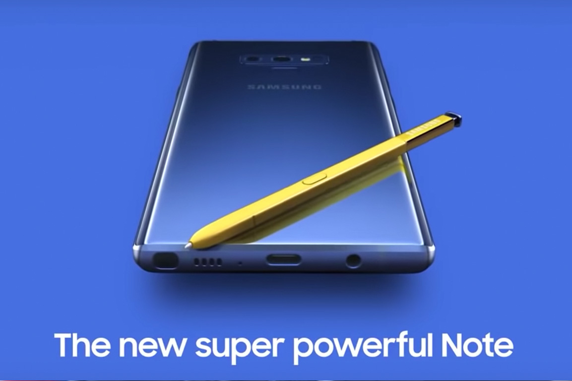 Samsung filtró, sin querer, el video promocional del Note 9 • ENTER.CO