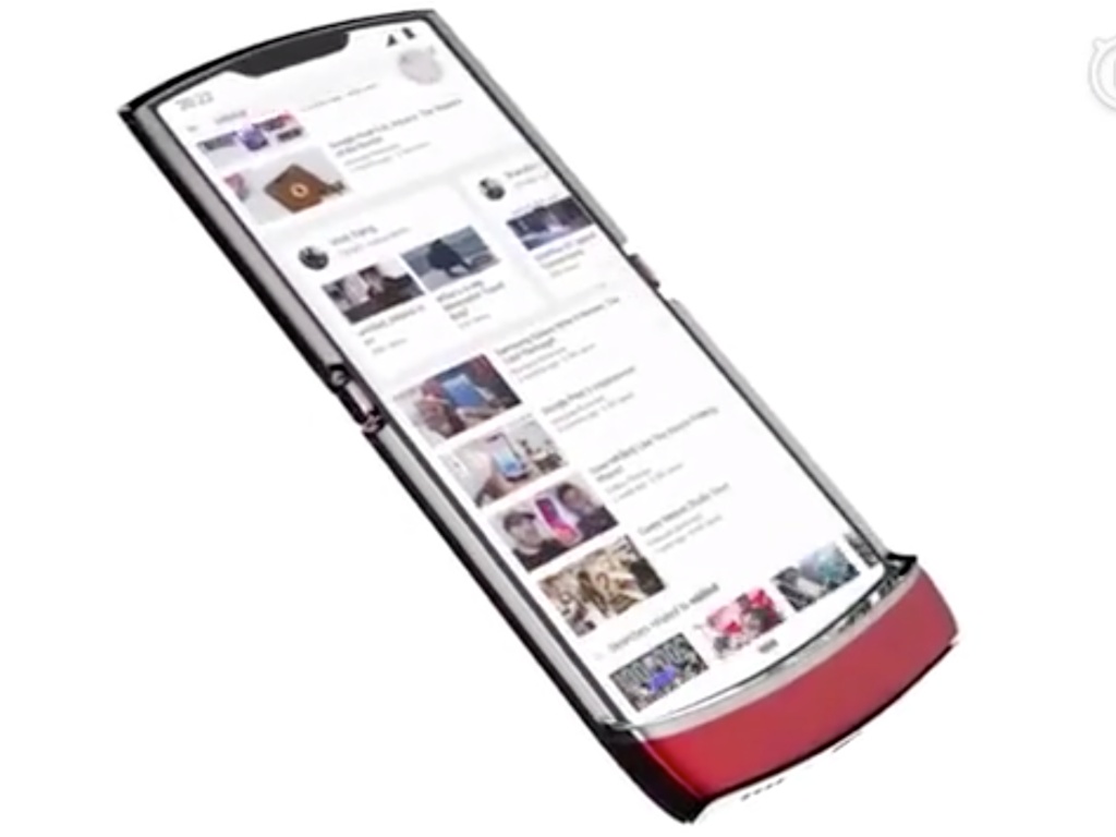Así sería el smartphone plegable Motorola Razr V4 (en video) • ENTER.CO