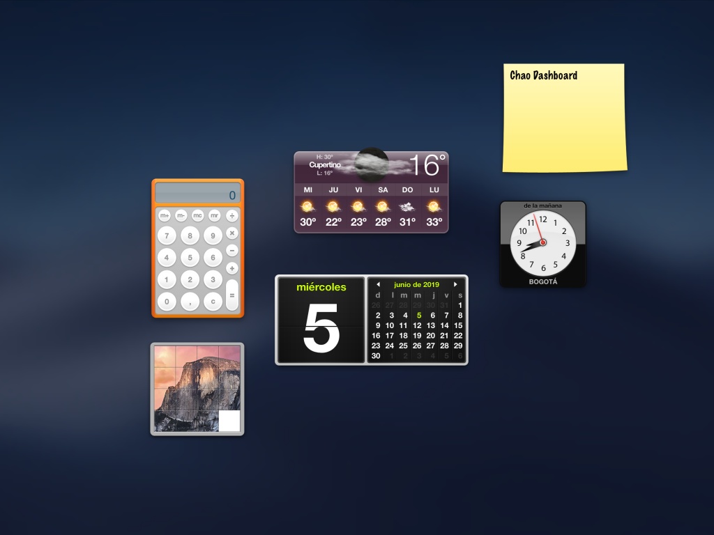 Dashboard: otra de las apps que dirá adiós con macOS Catalina • ENTER.CO
