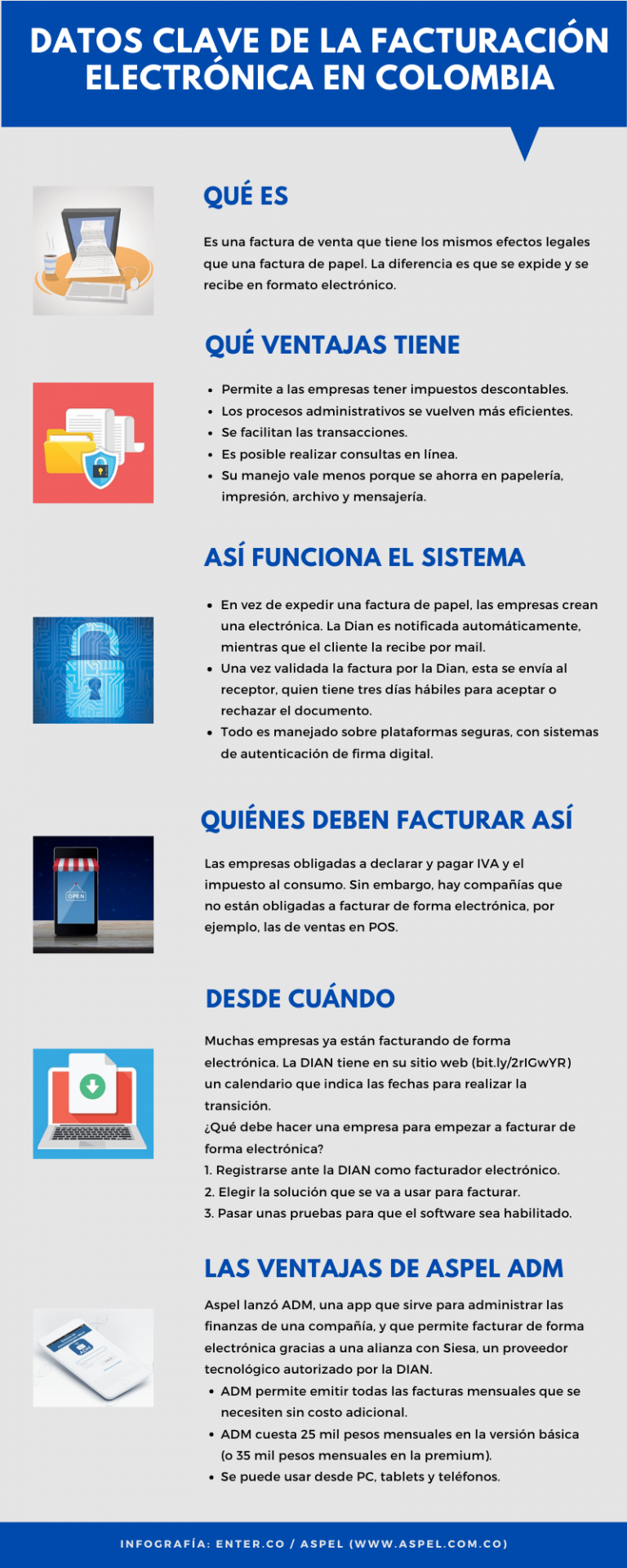 Los datos clave de la facturación electrónica en Colombia • ENTER.CO