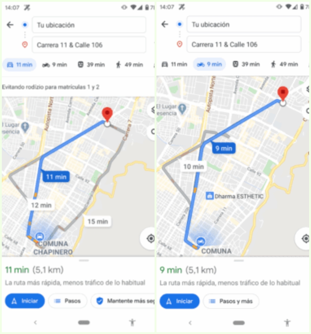 Google Maps ahora tiene 'modo motocicletas’ en Colombia • ENTER.CO