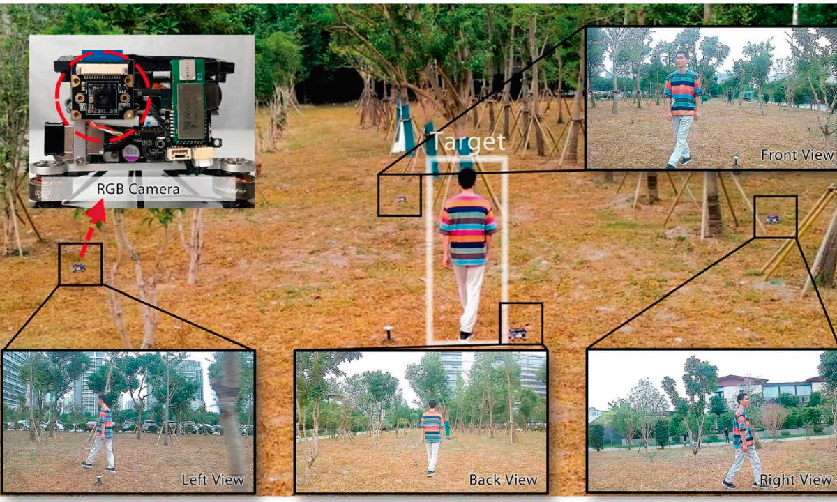 Crean enjambre de drones autónomos capaces de perseguir humanos • ENTER.CO