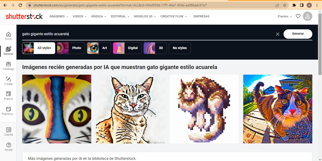 ¿Cómo usar el generador de imágenes con IA de Shutterstock? • ENTER.CO