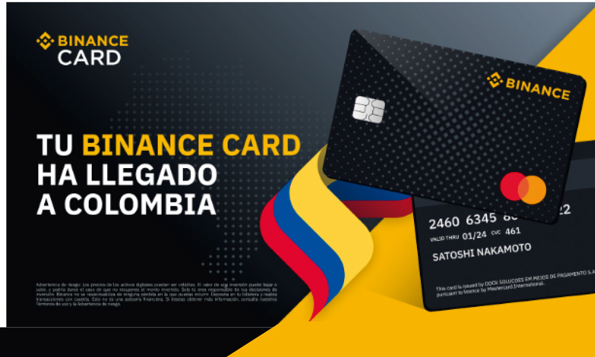 La 'Binance Card' llegó a Colombia para que puedas pagar con ...