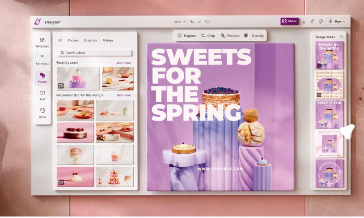 Microsoft Designer se integra con Edge y anuncia nuevas funciones de IA ...