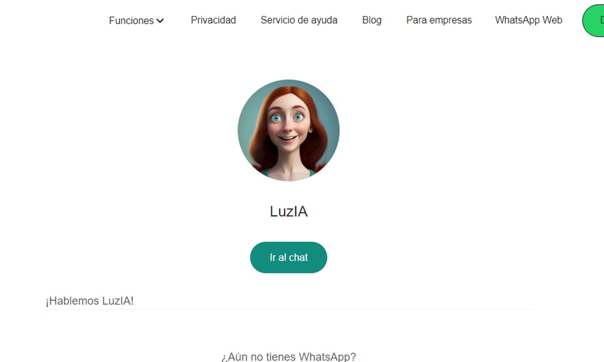 Conozca a LuzIA, la IA que funciona como un contacto de WhatsApp y ...