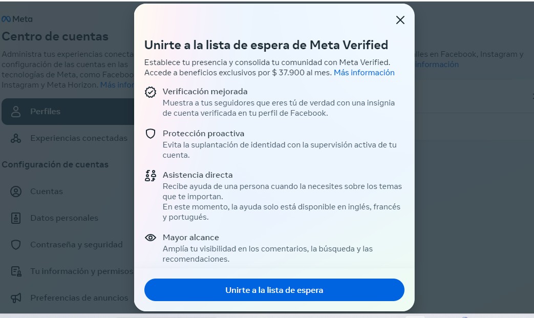 El tan anhelado check azul llega a Latinoamérica para usuarios de ...