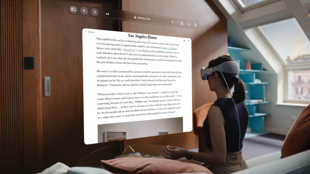 El Apple Vision Pro quiere revolucionar la realidad aumentada (por un ...