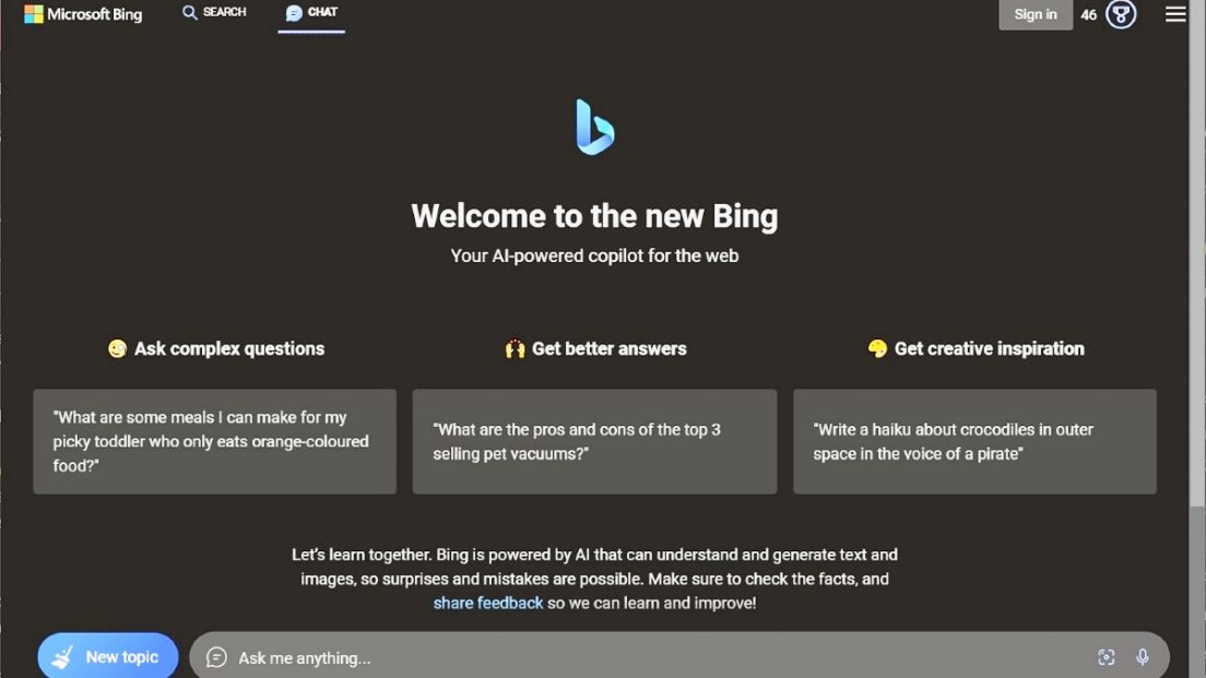 Bing AI llega a Google Chrome y Safari ¿Qué trae para estos dos ...