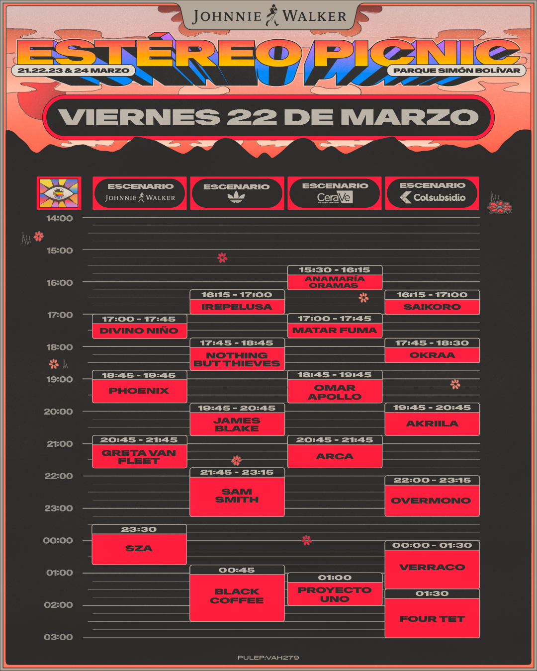 ¿qué Artistas Ver En El Festival Estéreo Picnic Estos Son Los Horarios