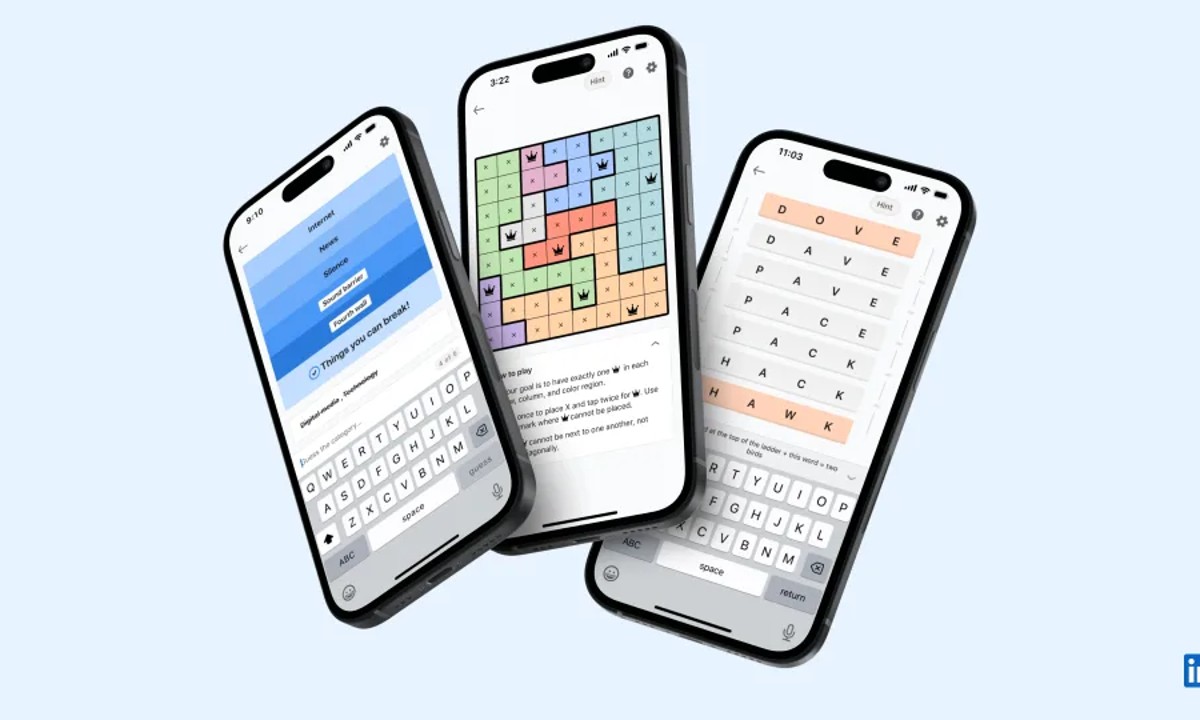 Ya están disponibles los tres juegos de LinkedIn: ¿De qué tratan y ...