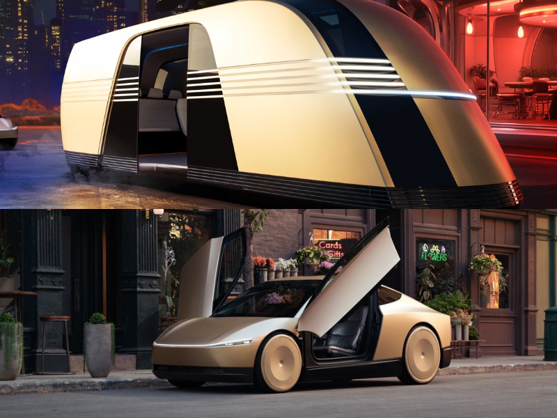 Elon Musk presenta, CyberCab, RoboVan y Optimus, con diseños muy ...