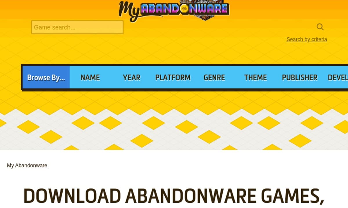 My Abandonware, la plataforma para descargar legalmente juegos retro ...