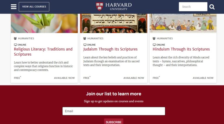 ¿Quieres estudiar en Harvard? 120 cursos gratuitos, 12 programas ...