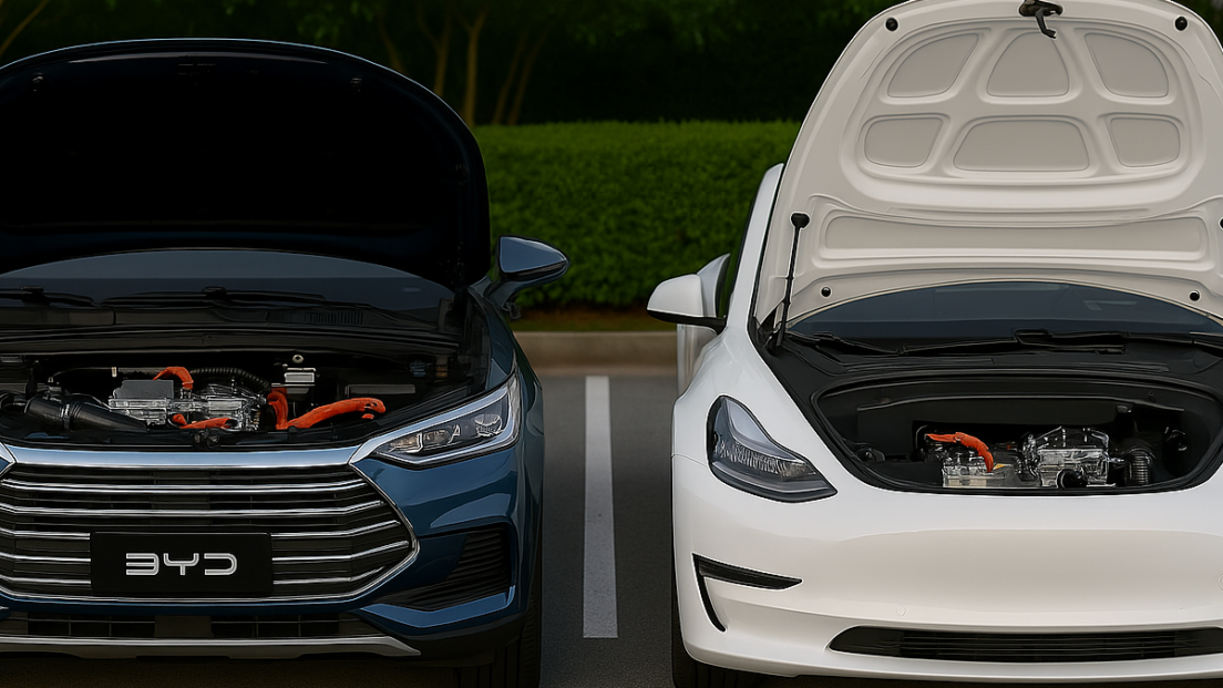 Bajo el capó de BYD y Tesla se revela el secreto que podría redefinir ...