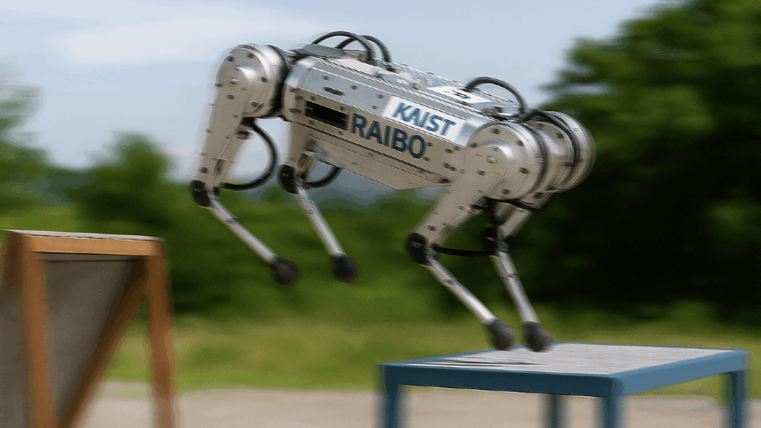 Raibo, el robot que hace parkour con inteligencia artificial