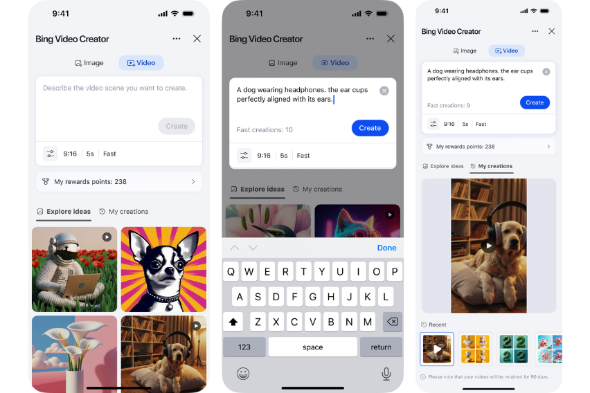 Microsoft lanza Bing Video Creator: crea videos con IA desde tu celular ...