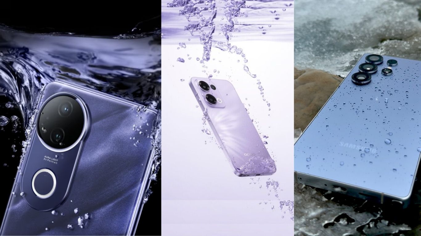 ¿Cuál es el celular más resistente al agua en 2025? Comparamos tres ...