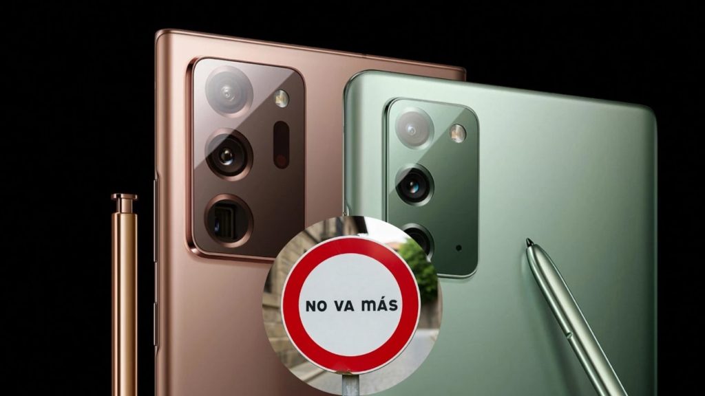 El fin del soporte para los Galaxy Note 20 marca la despedida ...