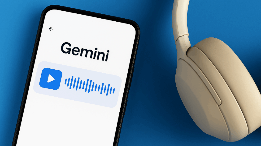 Gemini ya permite transcribir audios gratis desde el celular o la web