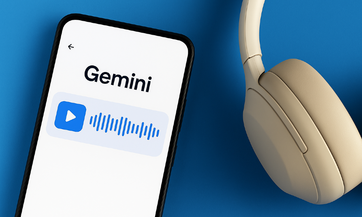 Gemini ya permite transcribir audios gratis desde el celular o la web
