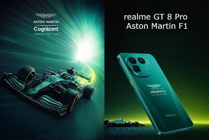 realme GT 8 Pro Aston Martin F1 con 7000 mAh y zoom 120x